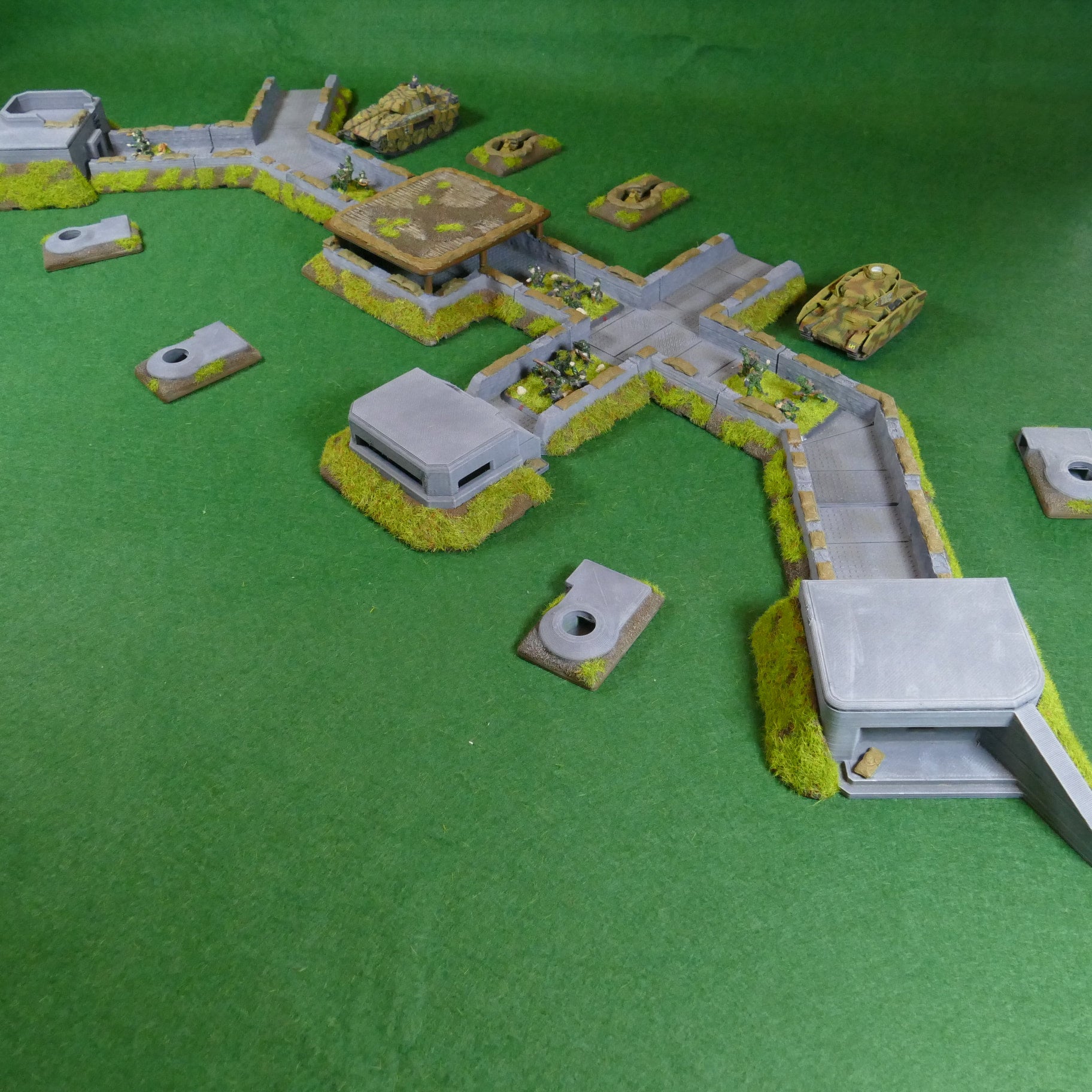 Concrete Trench & Bunker Set 1 | Frontline Terrain