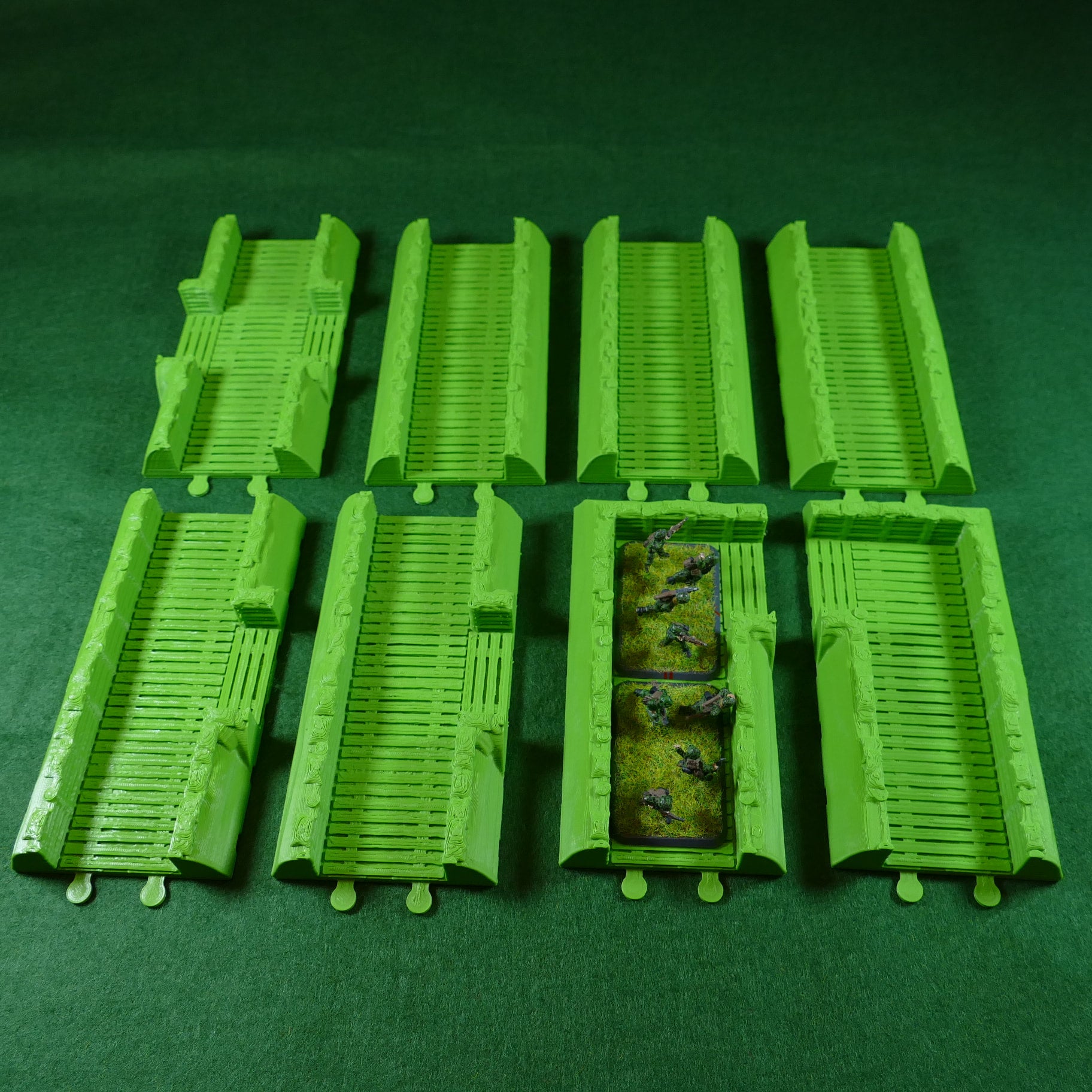 Wood Trench Set (25 Piece) | Frontline Terrain